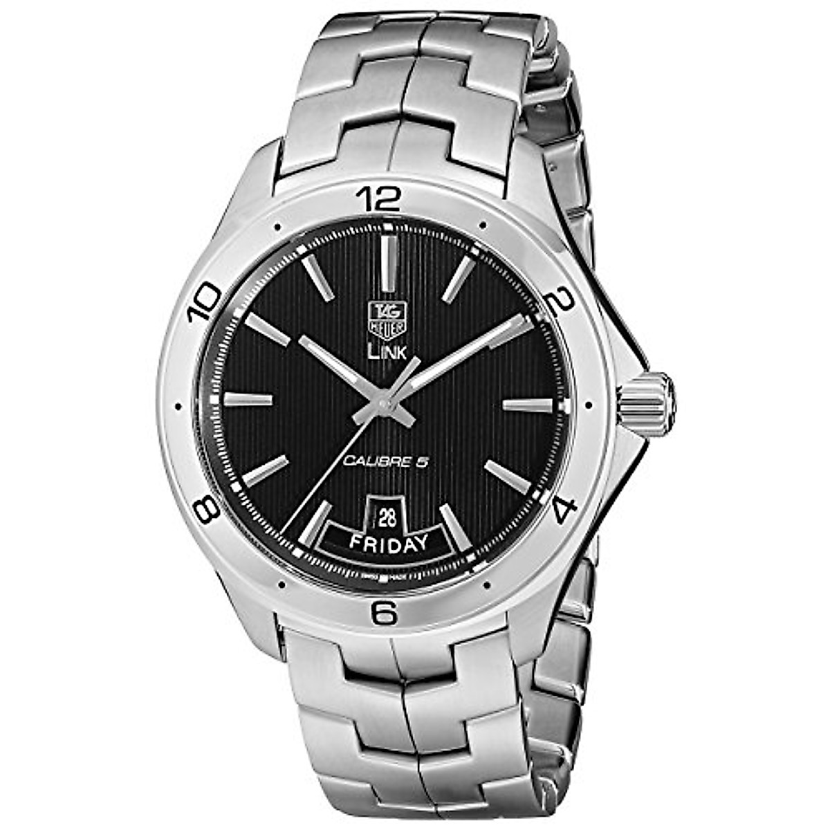 TAG Heuer Men's WAT2010.BA0951 Link Black Dial Watch