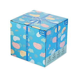 HELLOWOOD Wooden Activity Cube, 8-in-1 Montessori Toys Gift Set for 12+ Months Boys & Girls, Educational Learning Toys for Toddlers Age 1-2, One Year Old Baby Birthday Gifts, Bonus Sort & Stack Board