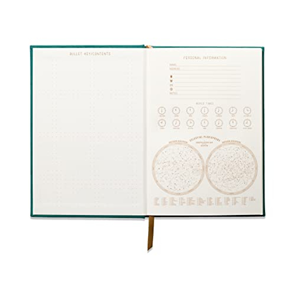 DesignWorks Ink Suede Cloth Hardcover Journal Notebook with 160 Lined Pages, Ribbon Bookmark, and Storage Pocket for Work, Writing, Journaling - Green Journal with Geometric Linear Box Design (JB58-1011)