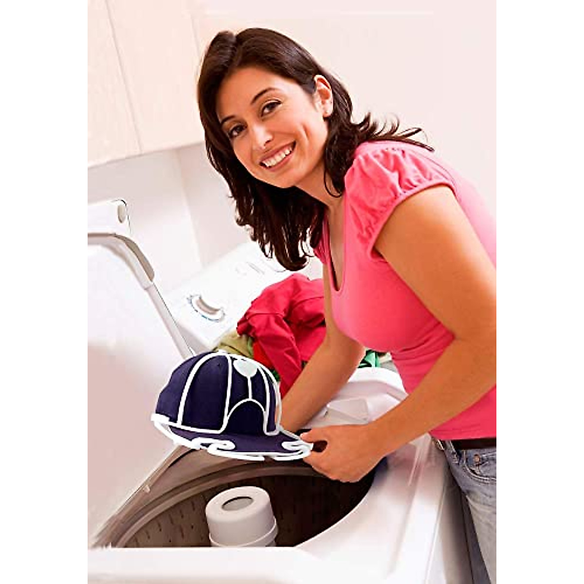 Perfect Curve Cap Washer (Black) – Hat Cleaner For Baseball Caps | Baseball Cap Washer For Washing Machine | Baseball Cap Washer For Dish Washer | Baseball Hat Washer | Flat Brim or Curved Brim