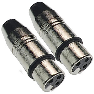 CESS XLR to 3.5mm Stereo Audio Adapter - Connects iPhone, iPad, or Other 3.5mm Devices to Powered Speakers