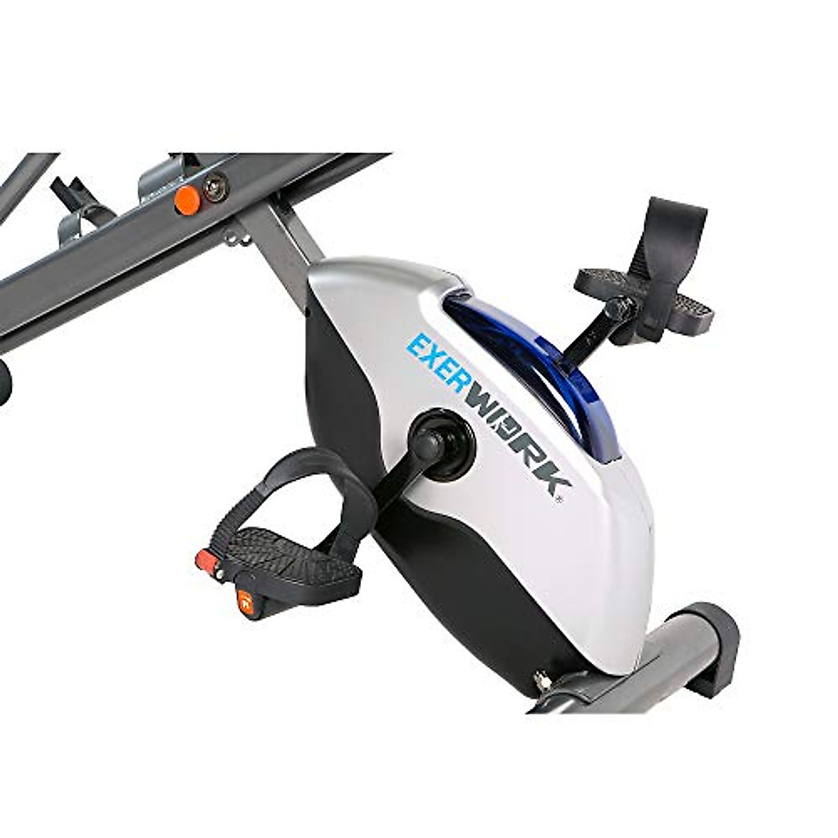 EXERPEUTIC EXERWORK 2000i Bluetooth Folding Exercise Desk Bike with 24 Workout Programs and Free App