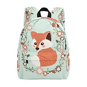 Hengpai Cute Fox School Backpacks Rucksack Animals Student Book Bags Travel Girls