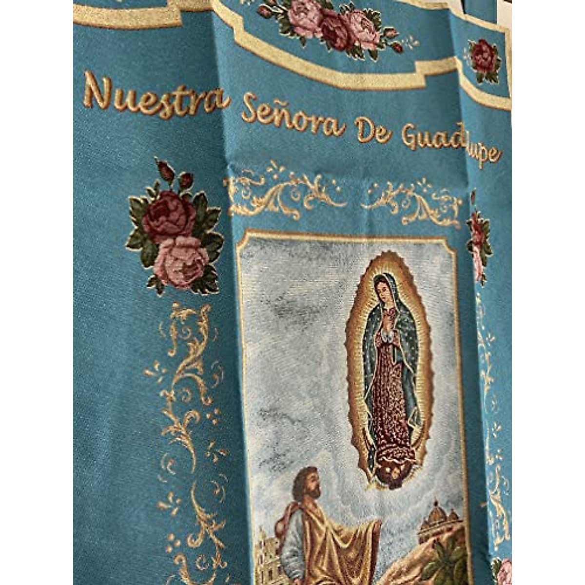 Processional Banner Spanish, OLO Guadalupe and Juan Diego, Spanish language