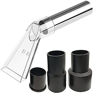 Happy Tree Universal Fit All Shop Vacs with 2-1/2" and 1-7/8" and 1-1/4" Adapters Wet-Dry Extraction Accessory for Upholstery & Carpet Cleaning and Auto Detailing, Shop Vac Extractor Attachment
