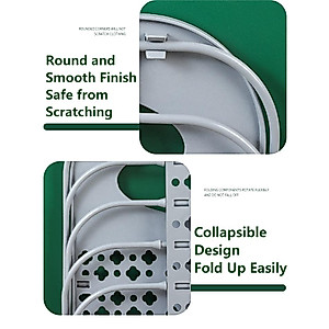 Matata Collapsible Foldable Laundry Basket with Handles Hanging Bathroom Dorm Apartment 2 Pack (white+grey)