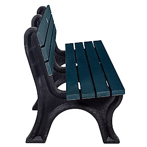 Sequoia Professional CM-BENSQ63-FBE Aurora Park Bench, 6 ft, Federal Blue