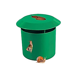 Snail Trap,Snail Cages Snail Trap with Roof - Snail Catch Box Durable and Reusable Slugs Trap Plant, Useful Garden Tools Aquarium Fish Tank Accessories