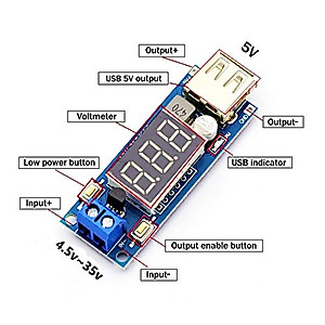 15pcs MT3608 DC-DC Boost Converter 2A Adjustable Module Voltage Regulator Board Input Voltage 2V-24V to 5V-28V Output Voltage (5A)