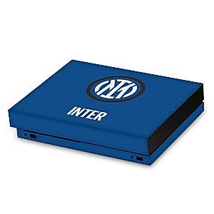 Head Case Designs Officially Licensed Inter Milan Logo Badge Vinyl Sticker Gaming Skin Decal Cover Compatible With Xbox One X Console
