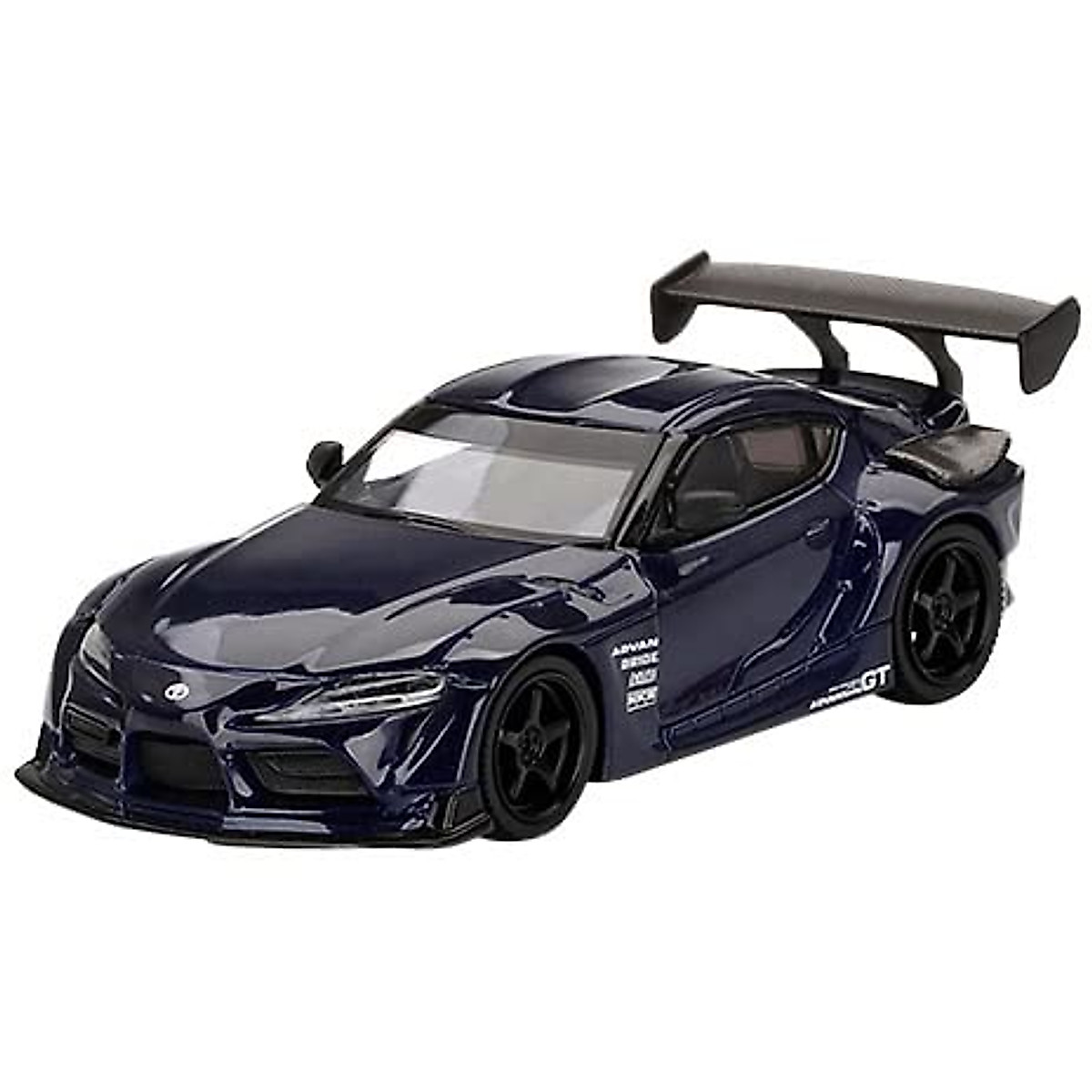 HKS GR Supra (A90) Downshift Blue Metallic Limited Edition to 3600 Pieces Worldwide 1/64 Diecast Model Car by True Scale Miniatures MGT00368