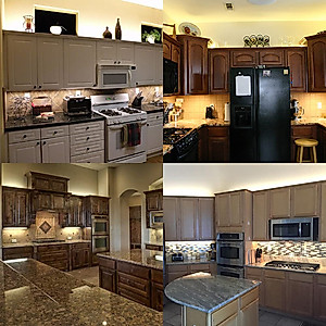 Lvyinyin Under Cabinet LED Light Bar 12inch, Single Counter Light for Kitchen Shelf Cupboard, Display Cases Back Lighting, Closet Light, 120V Wall Plug in, On Off Switch, 2 Light Bars, Daylight