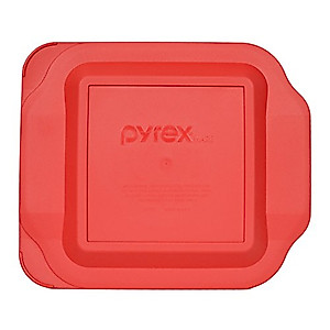 Pyrex (1) 222-PC 2qt Red Lid, (1) 232-PC 2qt Red Lid, (1) 233-PC 3qt Red Lid Made in the USA