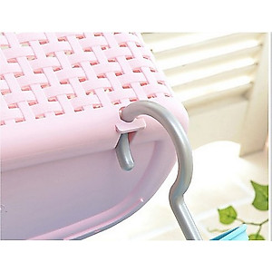 LAAT1pcs Storage Basket Plastic Hanging Shower Basket with Hook for Bathroom Shampoo Kitchen Shampoo Cosmetics Food Vegetable Hanging Organizer Holder