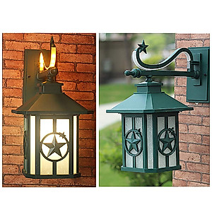 TANGIST Delicate LED Outdoor Wall Light/Retro Waterproof Wall Light/Solar Villa Garden Aisle Door Light High Taste Home Decoration