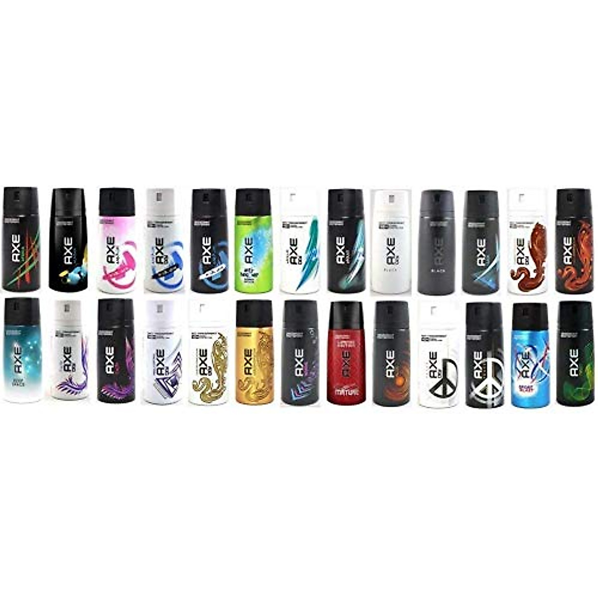AXE Body Spray MIX within available kind ( Pack of 6)(6X 150 ml/5.07 oz )