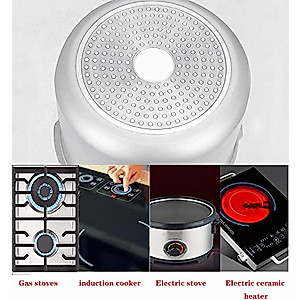 25quart pressure canner cooker and cooker with cooking rack canning pressure cooker with gauge Explosion proof safety valve Extra-large size great for big canning jobs,Induction cooker can sense