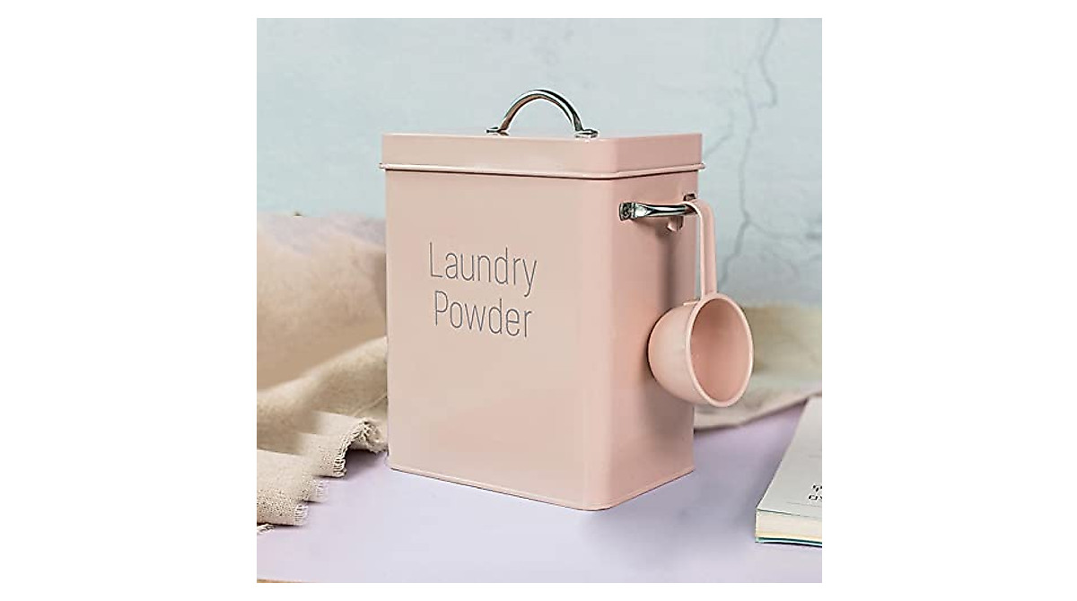 Shuanghua Laundry Powder Storage Tin for Modern Homes