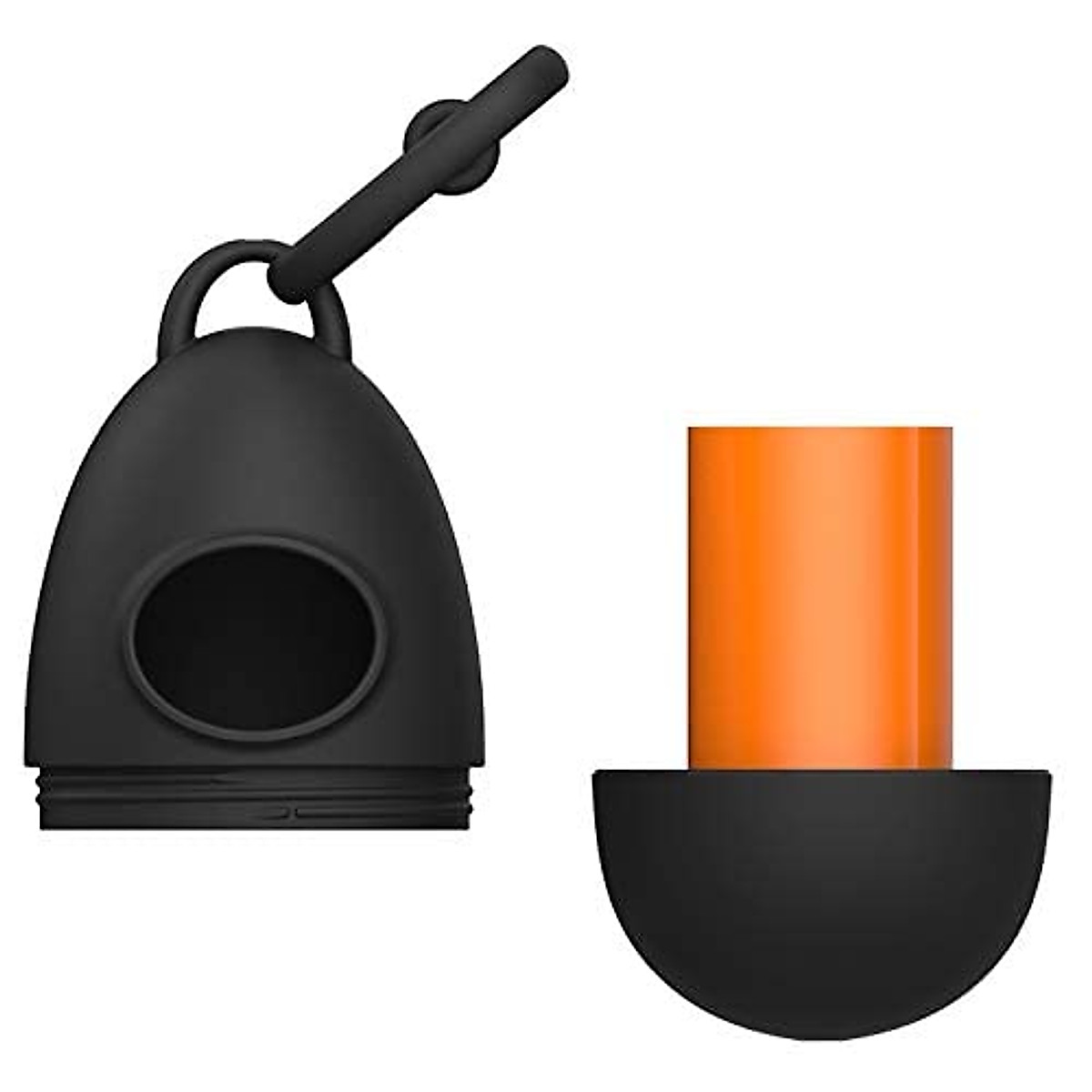 TUG Dog Waste Bag Dispenser with Dog Poop Bags, 15 Bags Per Roll, With Black Dispenser