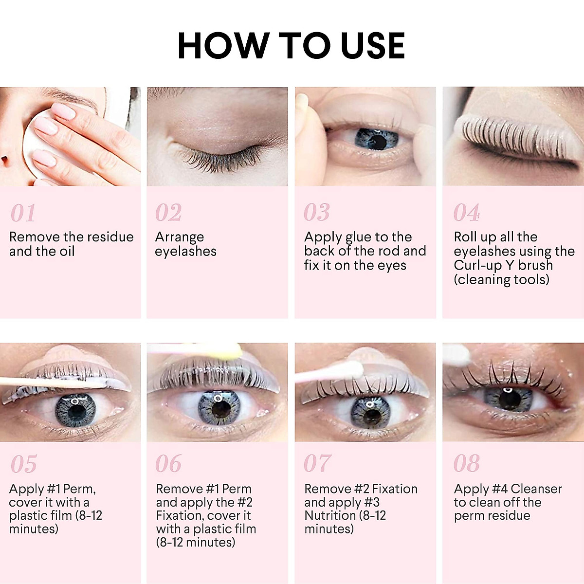 Silksence Lash lift Kit, Eyelash Perm Kit,Professional Semi-Permanent Curling Perming Wave Suitable For Salon