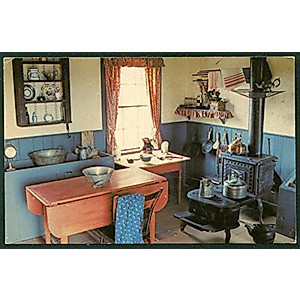 Upper Canada Village Kitchen of the Doctor's Office Morrisburg Ontario Vintage Postcard