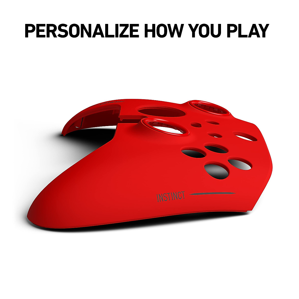 SCUF Instinct Controller Removeable Faceplate Kit - Anti Friction Rings - Xbox Series X, S, Xbox One - Red