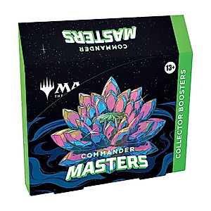 Magic: The Gathering Commander Masters Collector Booster Box - Multi-Color, 4 Packs (60 Cards)