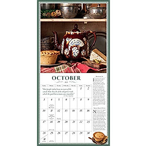 Collectible Teapot & Tea Wall Calendar 2021