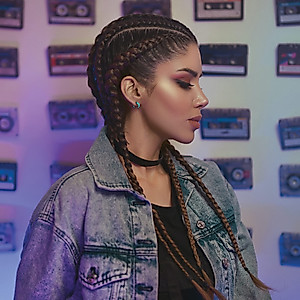 Jstyle 72Pcs 14G-2G Acrylic Pincher Tapers Septum Ring C Shape Nose Septum Buffalo Stretcher Pierced Nose Ear Cartilage