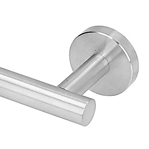 Punch-Free Towel Rack,Otufan Stainless Steel Hangable Towel Rod Free Punch Storage Single Rod Cabinet Bathroom Hanger Suitable for Bathroom Kitchen(#1)