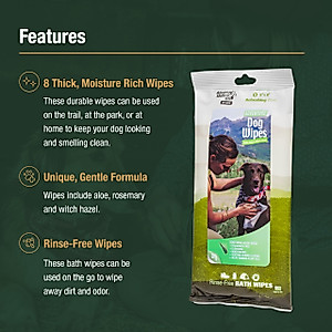 Adventure Medical Kits Dog Wipes - (Pack of 4)
