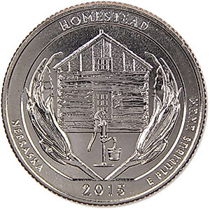 2015 S National Park Quarter 5 Coin Set Uncirculated Mint State Clad 25c