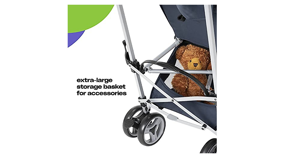 Cosco Simple Fold Stroller – Compact & Lightweight Rainbow