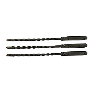 3PCS, 3/16" x 7", SDS Plus Hammer Drill Bits