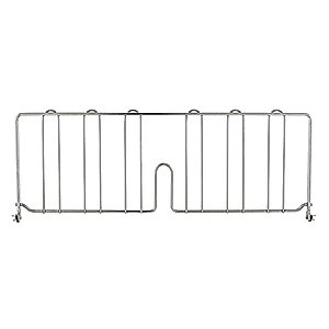 Metro DD24C Super Erecta Chrome Plated Shelf Divider, 24" Width x 8" Height