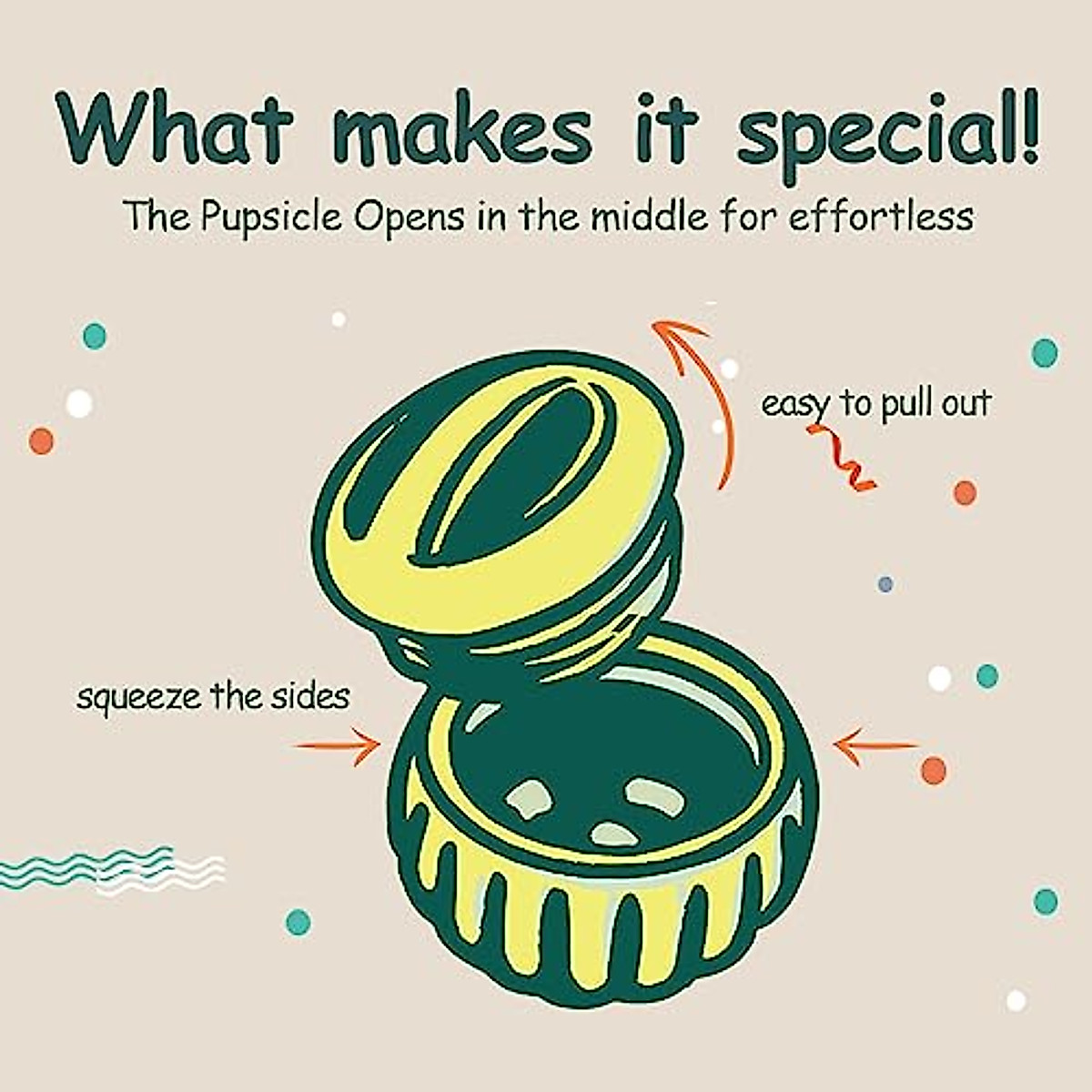 PICKZO Dog Chew Toys Tough Chew for Dogs Toy Large 25 lbs and Up Long-Lasting Dog Toy to Keep Your Pup Distracted, Safe for Dogs, Easy to Clean, Fillable Dog Toys