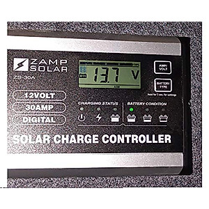 Zamp Solar 30-Amp Solar Charge Controller, Monitor, Regulate and Protect your Batteries