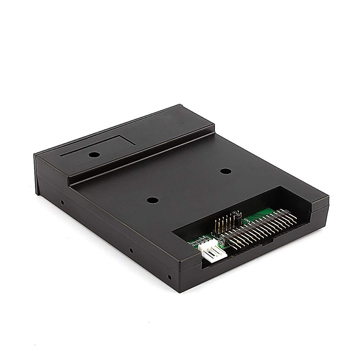 Floppy & Tape Drives-3.5 1.44MB Sfr1m44-u100k Updated Version USB Flash Disk Floppy Drive Emulator + CD Screws Black