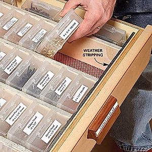 Aonomi Compatible Industrial Label Tapes Replacement for DYMO 18488 Flexible Nylon Label for DYMO Industrial Rhino 4200, 5000, 5200, 6000 Label Maker Black on White 1/2'' x 11.5' (12mm x 3.5m), 4-Pack