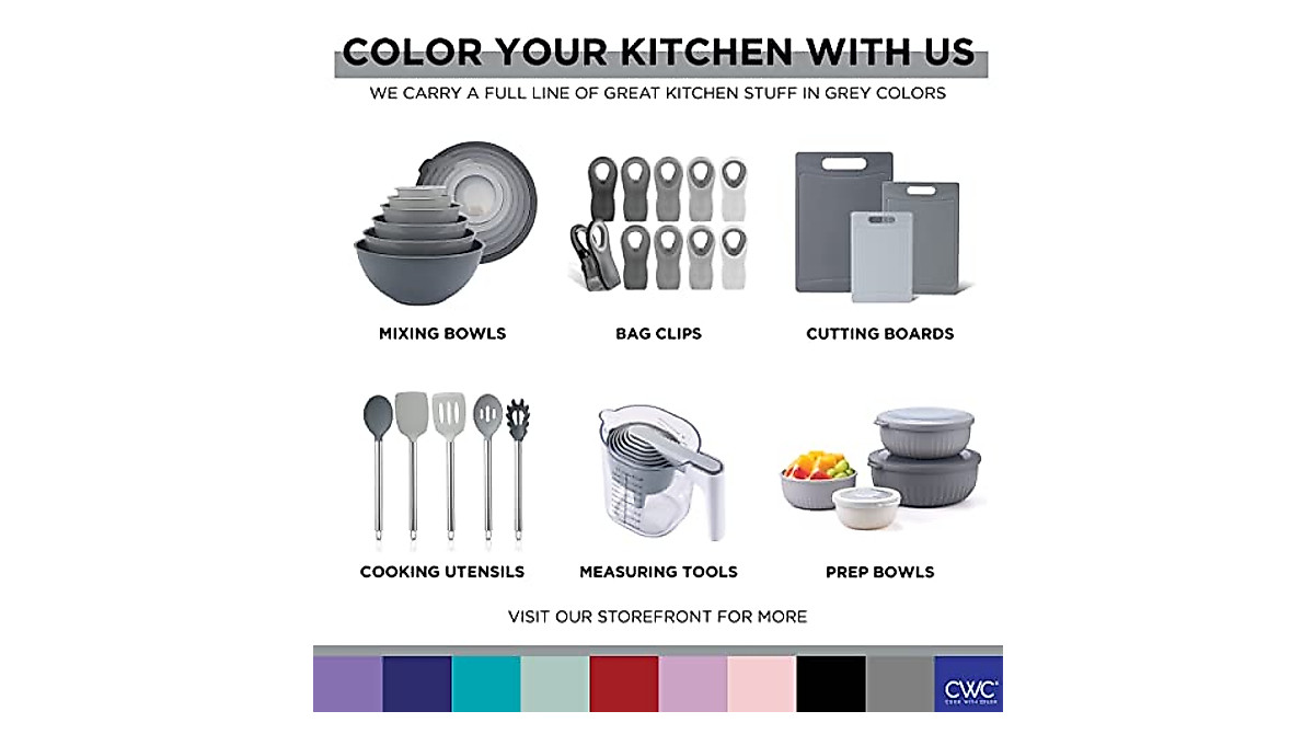 Cook With Color 8-Piece Bowls Set - Mixing & Measuring
