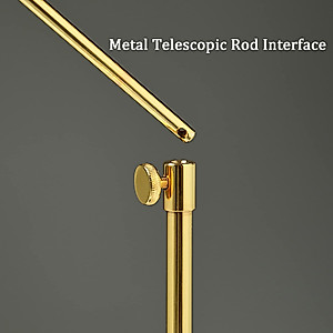 LXLIGHTS Hand Towel Holder, Stainless Steel T-Shaped Clothing Store Earrings Jewelry Stand with Square Base for Bathroom Kitchen Scarves Display Rack, 3 Colors (Color : Gold)