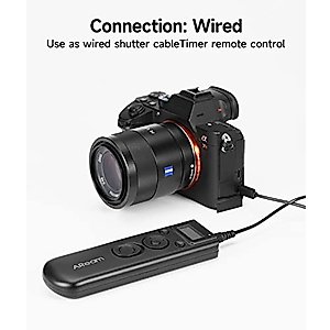 Wireless Digital Timer Remote Shutter Release Trigger Intervalometer for Canon EOS Rebel T6 T7 80D 70D 60D 60Da 77D T7i T6i T6s SL2 SL1 T5 T3 T5i T4i T3i T2i EOS R M6 M5 Cameras…