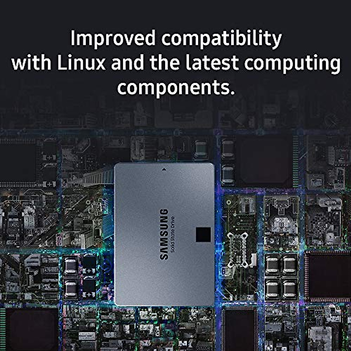 Samsung 860 QVO 2TB 2.5 Inch SATA III Internal SSD (MZ-76Q2T0B/AM), Gray