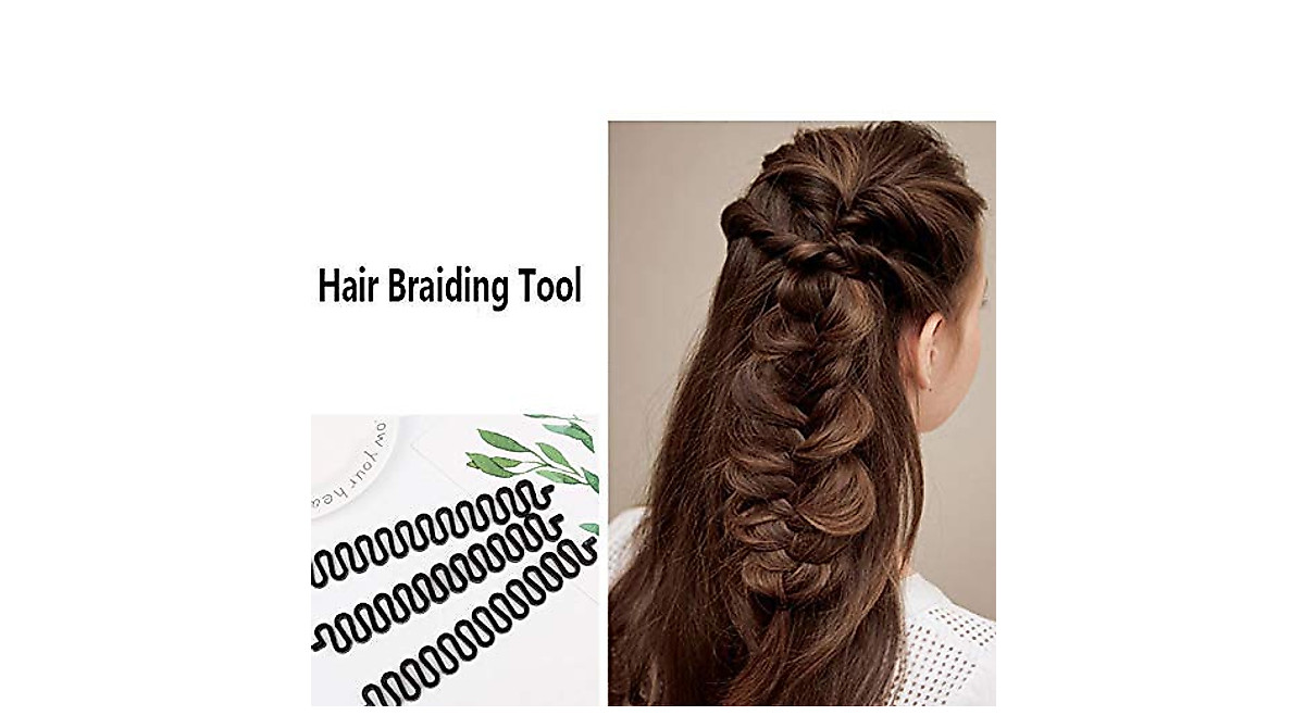 19 Pcs Hair Braiding Tool Kit for Easy DIY Hairstyles