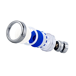 OSALADI 3 Pcs Kitchen Faucet Extension Bathtub Jets Bath Tub Filter Shower Strainer Bathtub Faucet Extender Bath Tub Faucet Showerhead Filter Tap Strainer Explosion-proof Nozzle