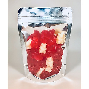 Smell Proof Resealable Mylar Storage Bags (50 Pack) Plus Sized 4.5" x 6.5" x 1.5" Inch Stand Up Pouch For Small Business. Includes 2 Large Bonus Bags. Food Grade. Heat Sealable With Iron. Roypack