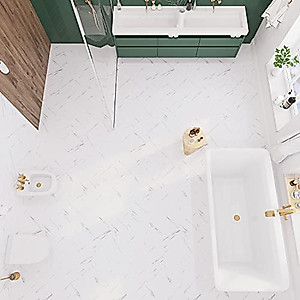Lucida Surfaces Luxury Vinyl Flooring Tiles | Peel and Stick Floor Tile for DIY Installation | Sample Tile | BaseCore | 6" x 12"