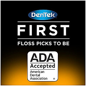 DenTek Comfort Clean Sensitive Gums Floss Picks, Soft & Silky Ribbon, 150 Count, 3 Pack