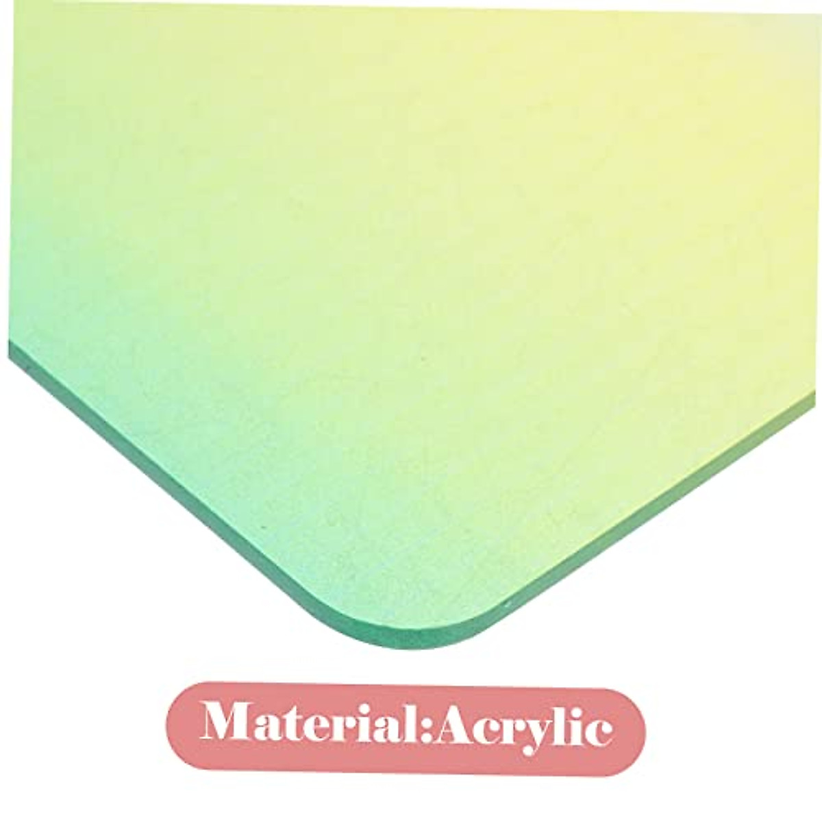 EXCEART Rubber Cutting Board 6 Pcs Plate Clamp Exam Paper Clips File Clipboards Document Holder Business Office Plastic Test Paper Holder Office Supplies Clipboards Clipboard for Office