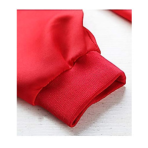 Angelaicos Unisex Red Jumpsuits Mask Halloween Party Costume Full Set (M)